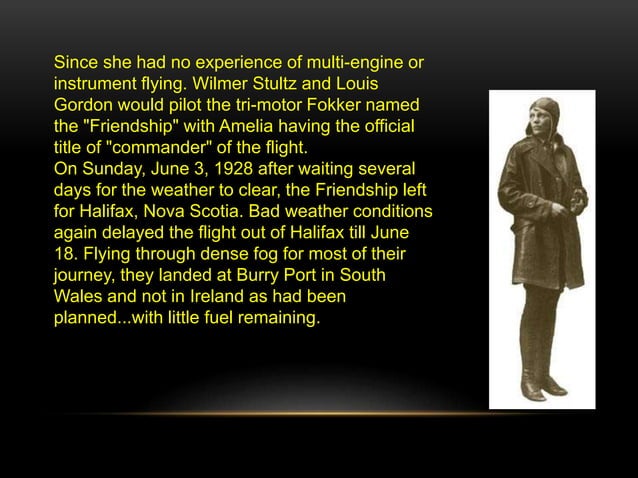 English project on amelia earhart | PPT