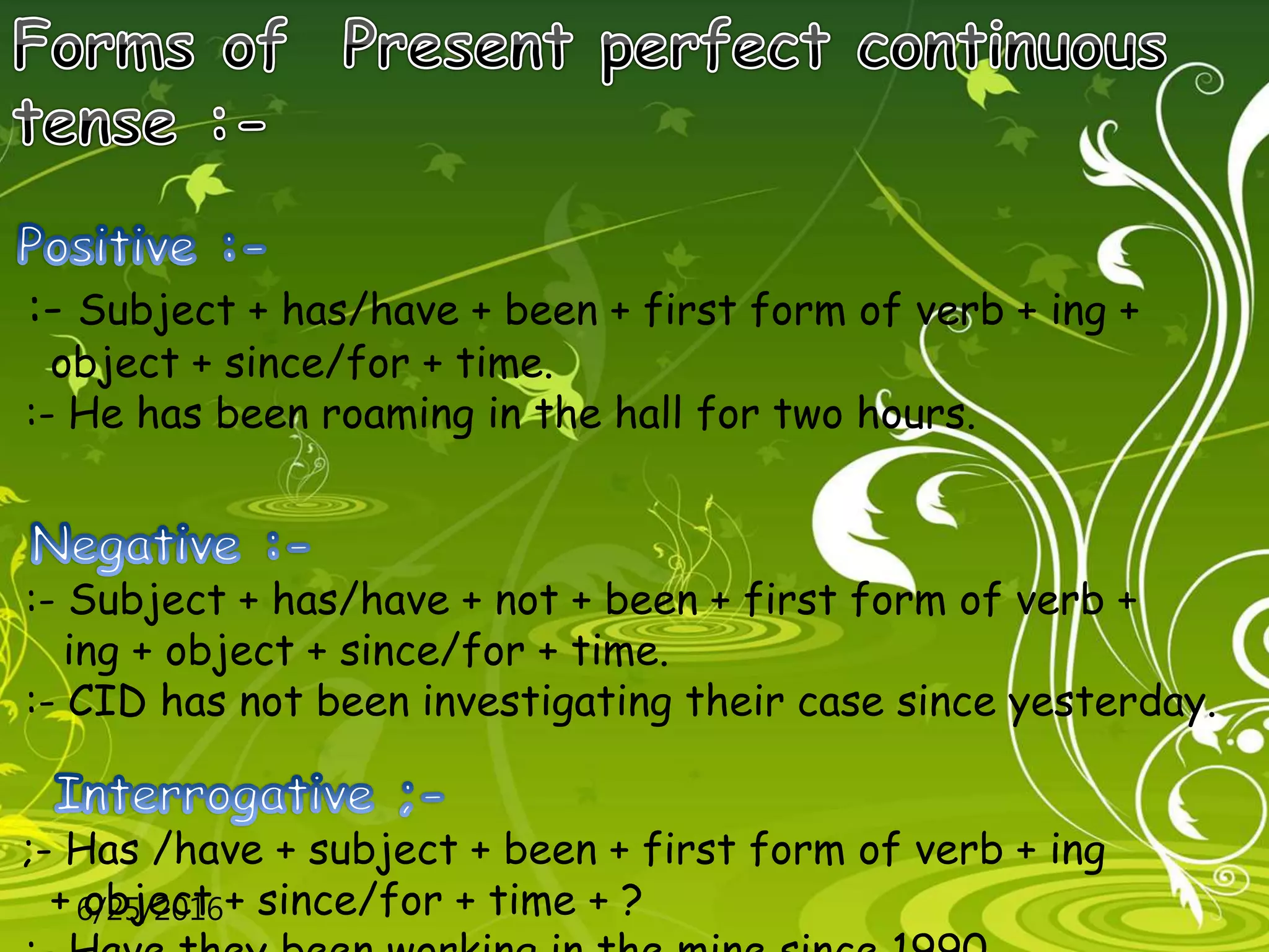English project on tenses | PPTX