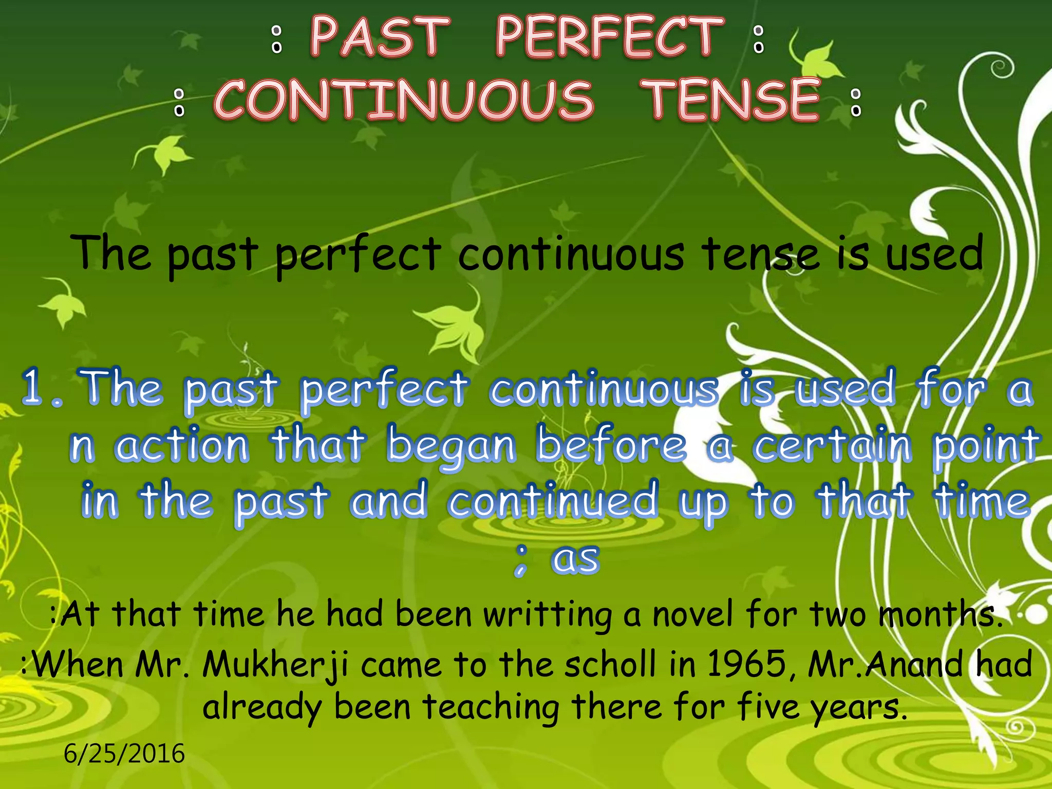 English project on tenses | PPTX