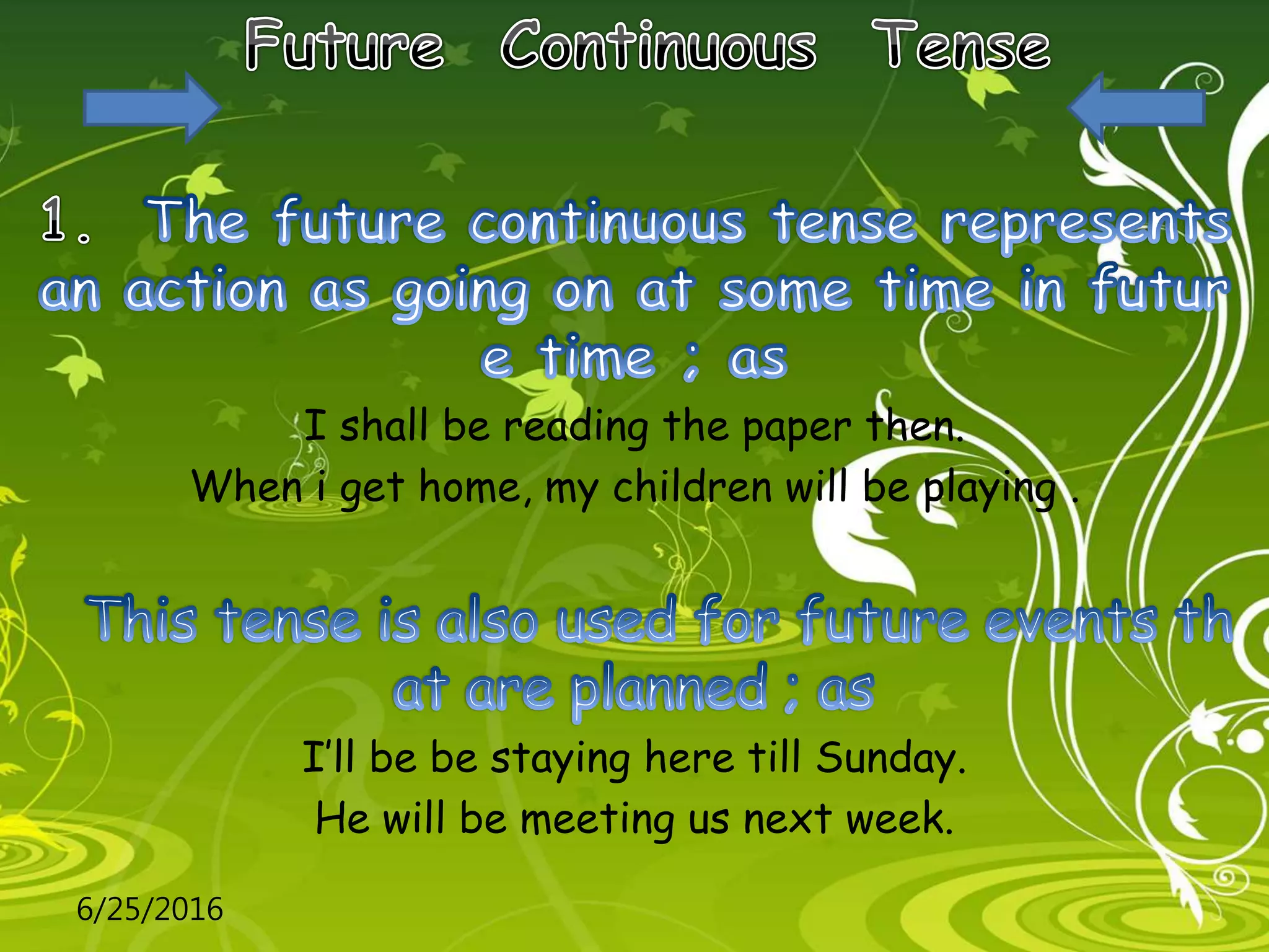English project on tenses | PPTX