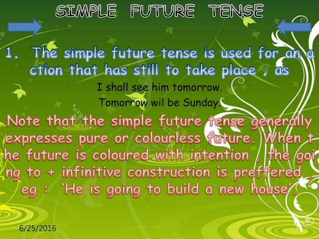 English project on tenses | PPTX