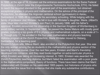 Albert Einstein At School | PPT