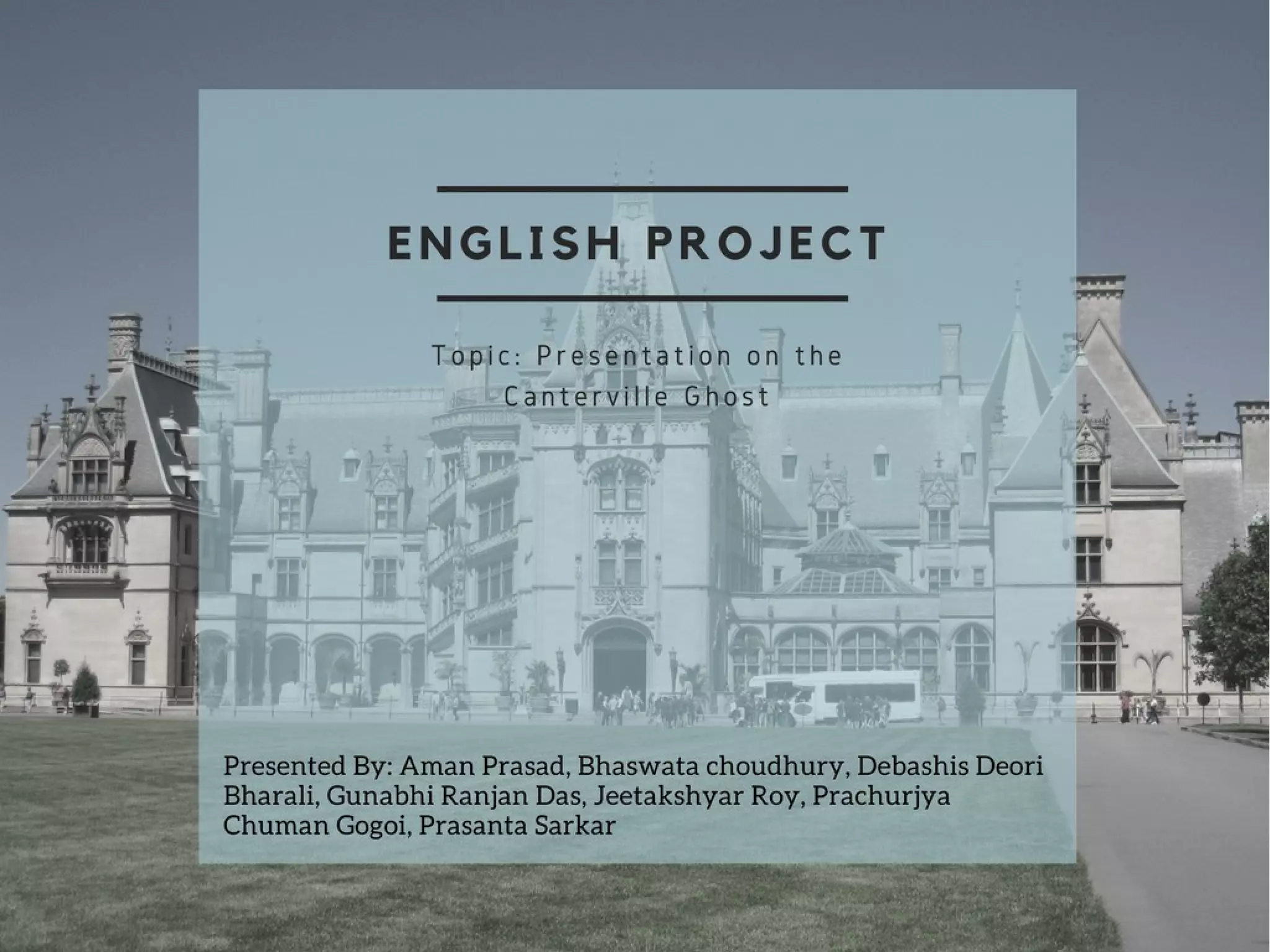 The canterville ghost presentation | PPT