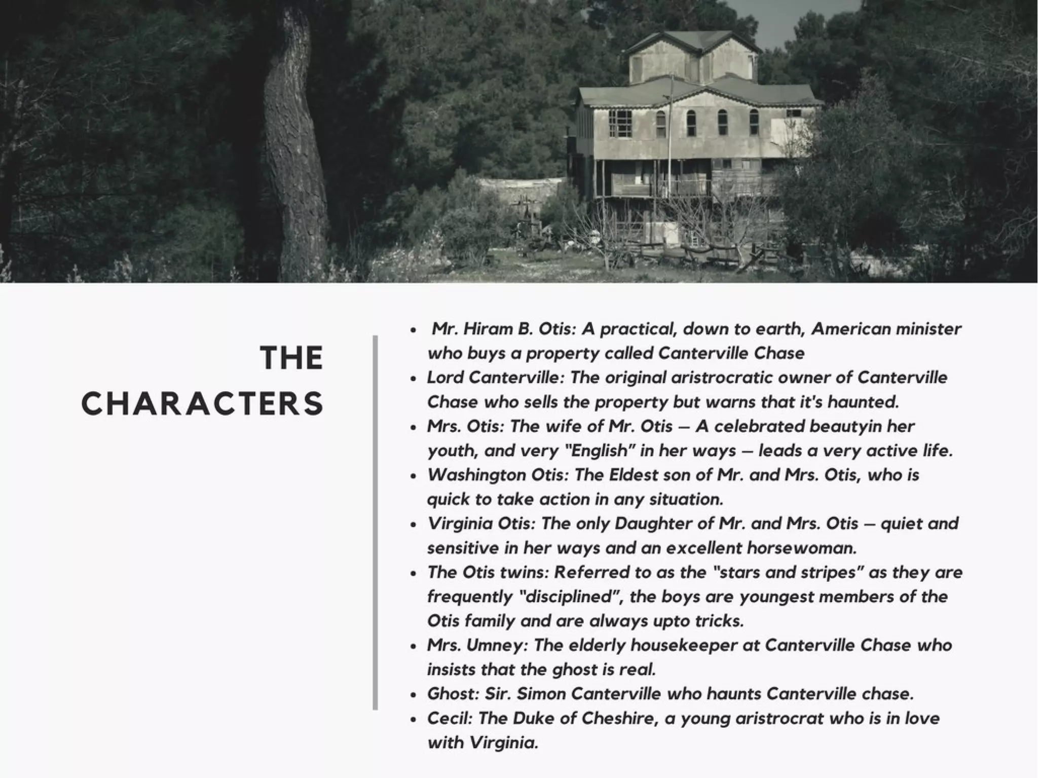 The canterville ghost presentation | PPT