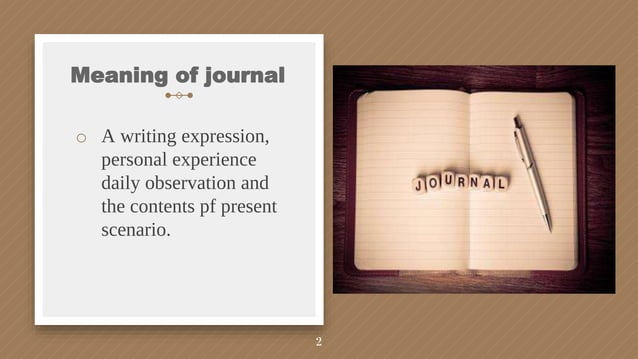 Journal Writing | PPTX