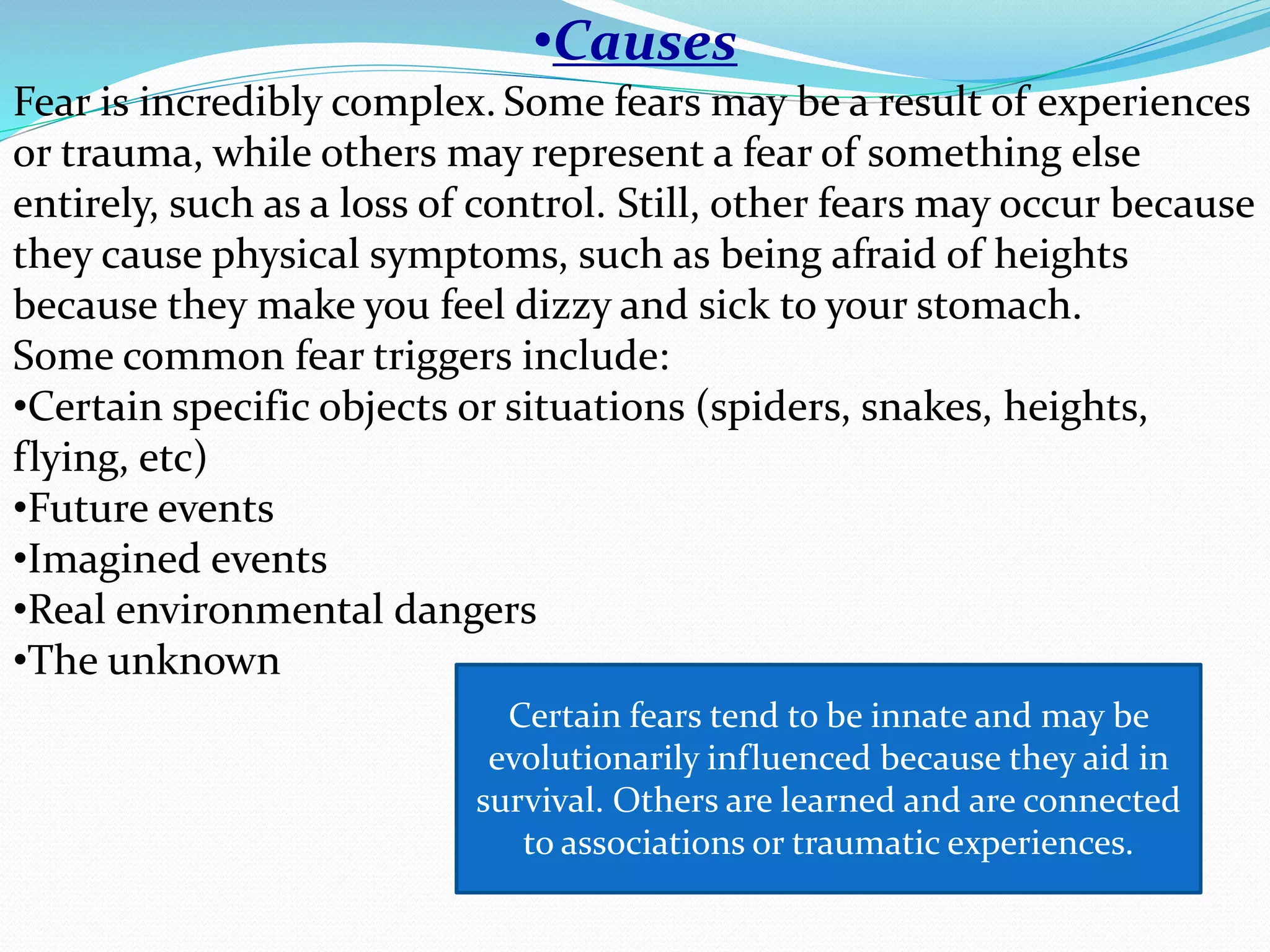 overcoming of fear | PPTX