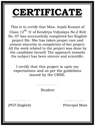 English project | PDF