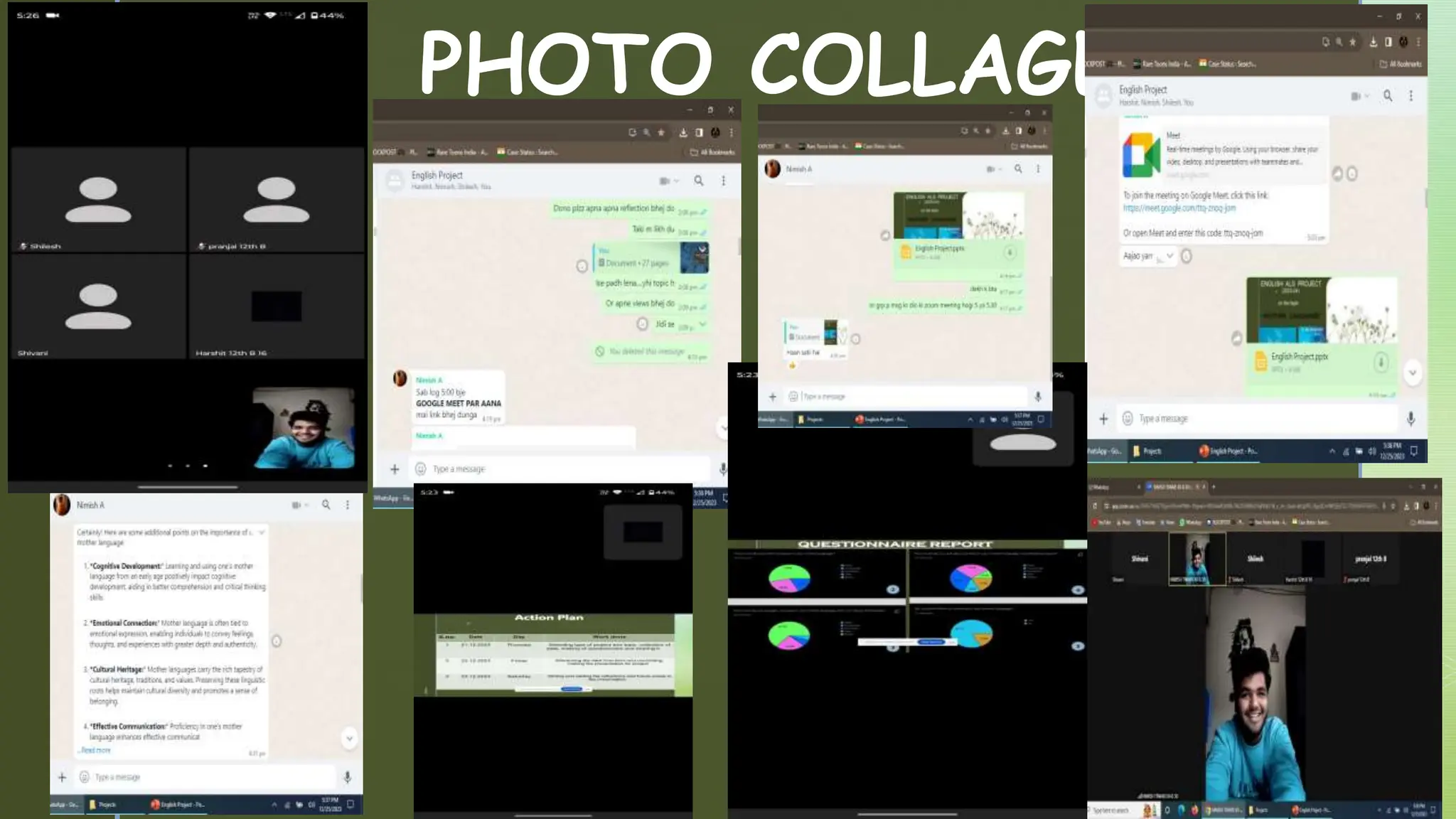 Class XII - 12 English Project . pptx | PPTX