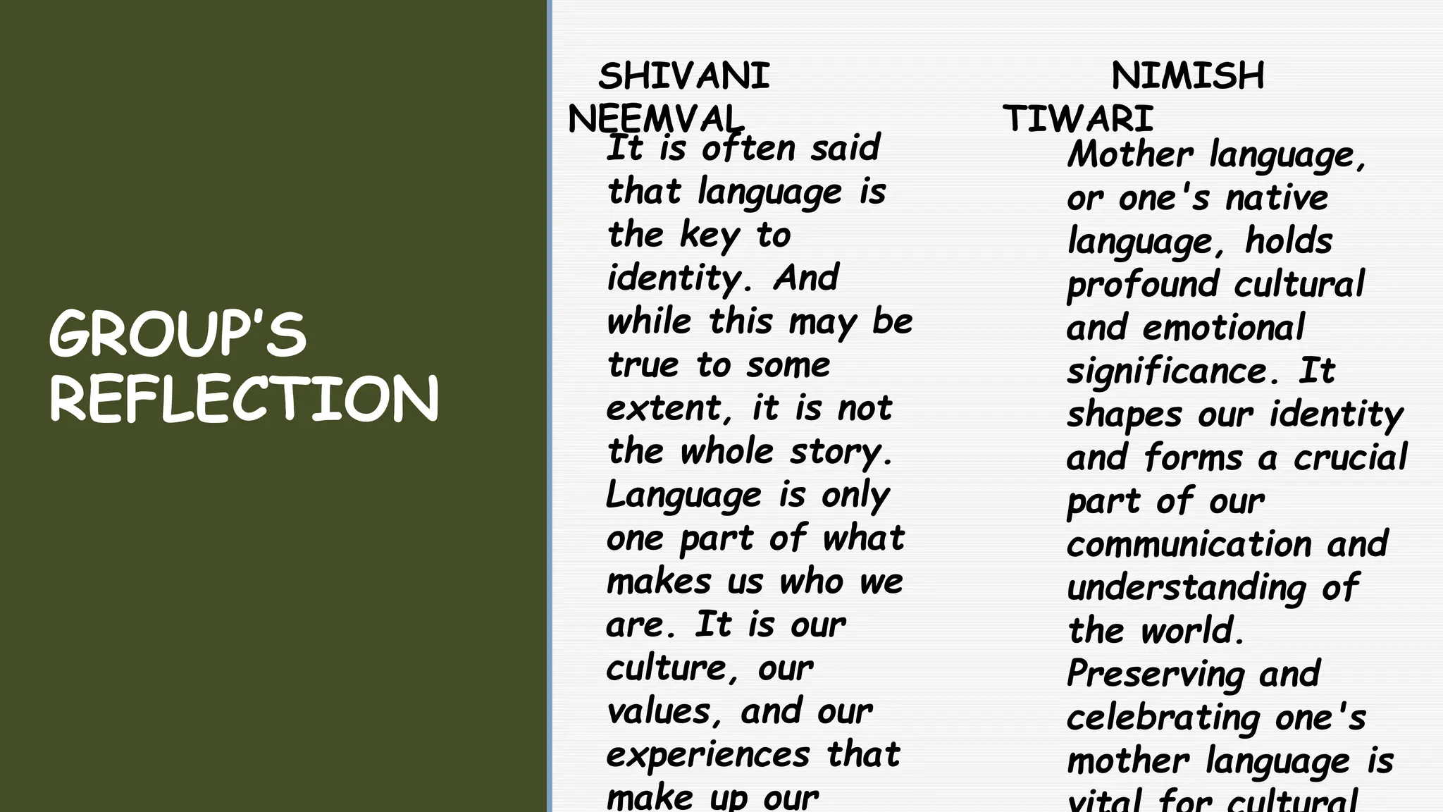 Class XII - 12 English Project . pptx | PPTX