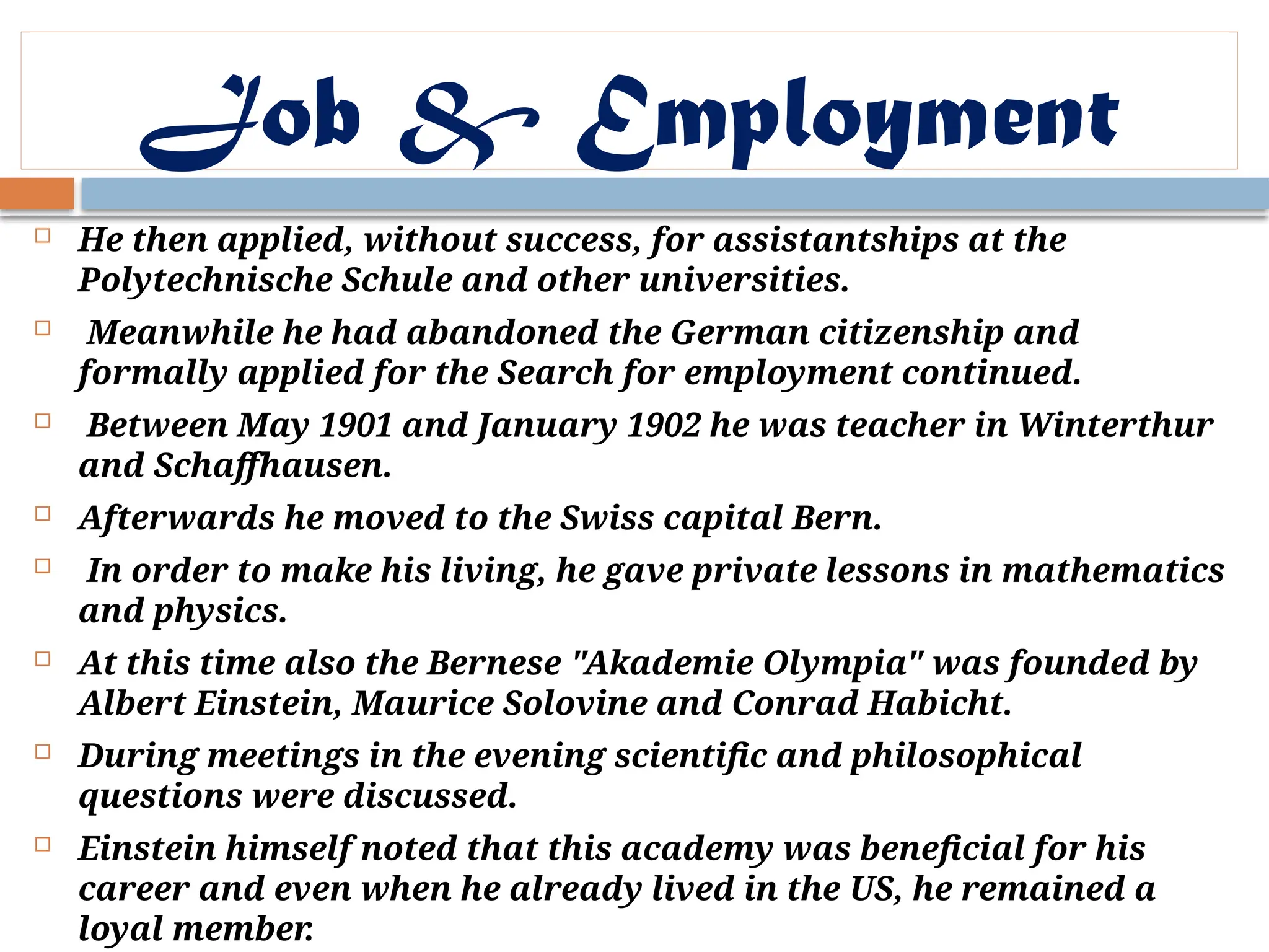 English Project about life of the Albert Einstein | PPTX