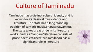 A beautiful Comparison of Tamil Nadu & Bengal | PPTX