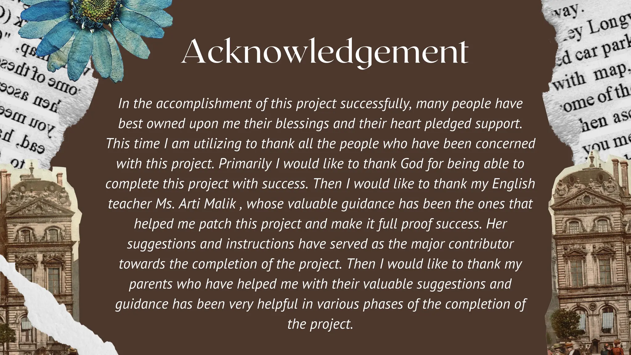 ENGLISH Project class 12 ppt final project last lesson ppt | PDF