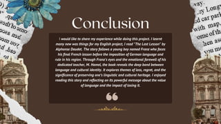 ENGLISH Project class 12 ppt final project last lesson ppt | PDF