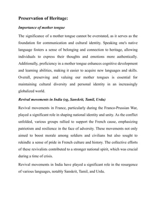 English project class12 (The politics of pronunciation) | PDF