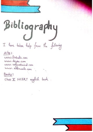 Class 12(ENGLISH) ASL project file | PDF