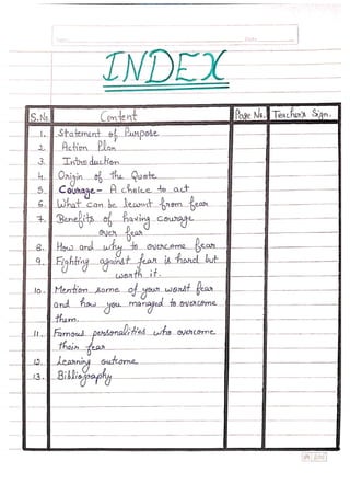 Class 12(ENGLISH) ASL project file | PDF