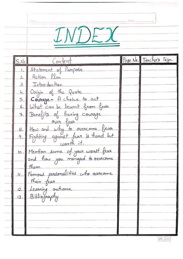 Class 12(ENGLISH) ASL project file | PDF