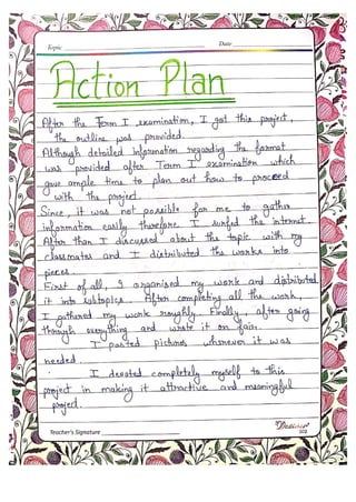 Class 12(ENGLISH) ASL project file | PDF