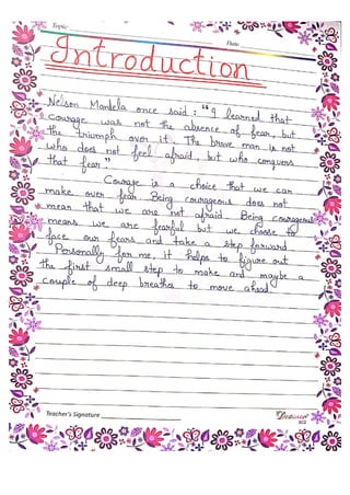 Class 12(ENGLISH) ASL project file | PDF