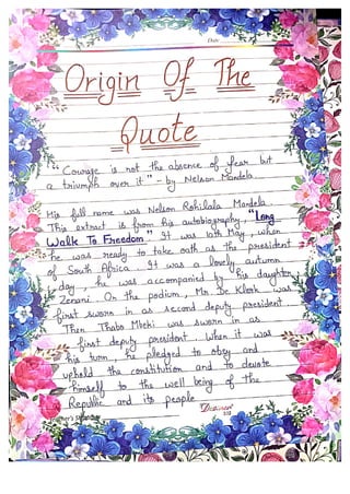 Class 12(ENGLISH) ASL project file | PDF