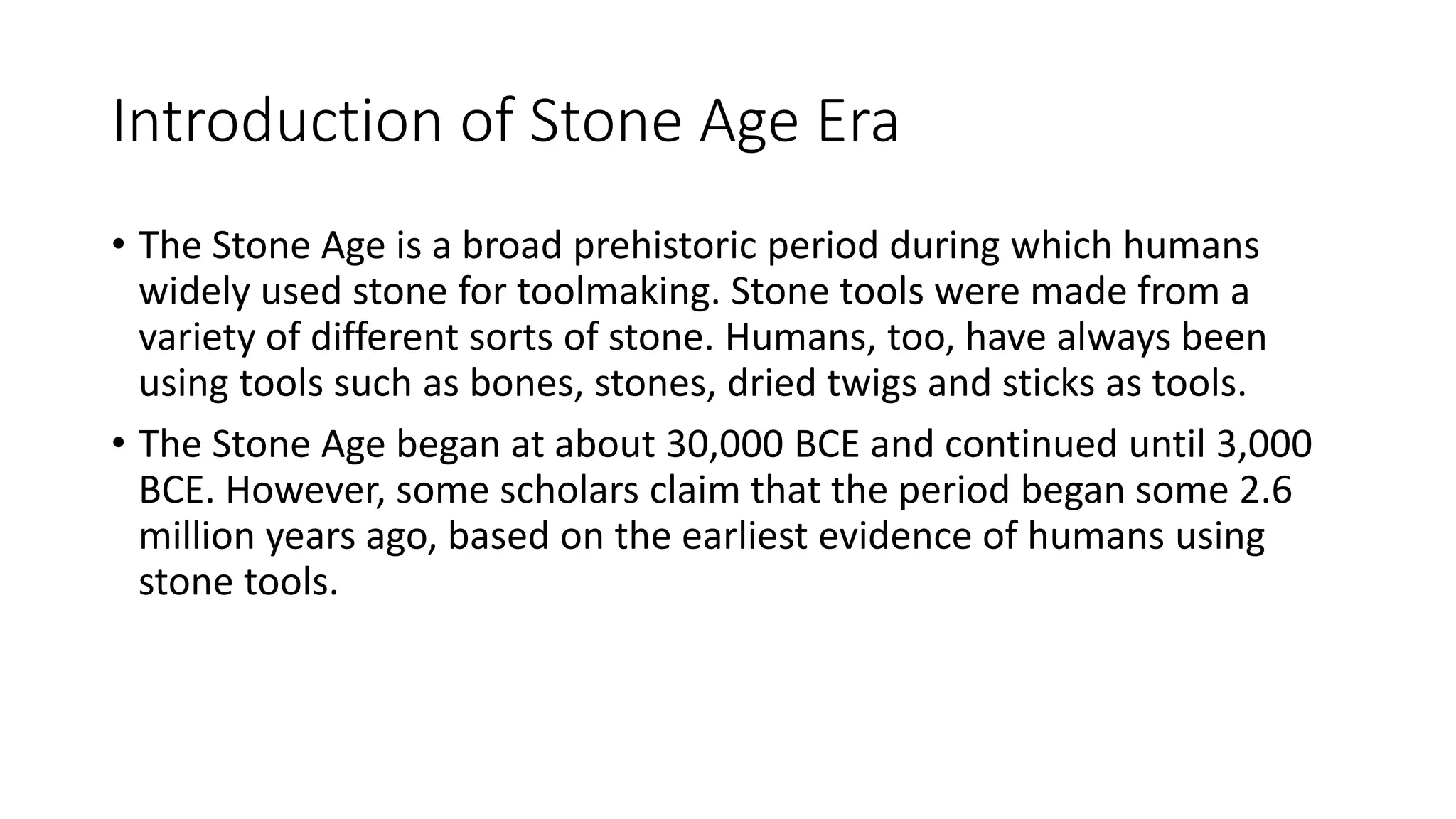 ENGLISH PROJECT ON STONE AGE.pptx