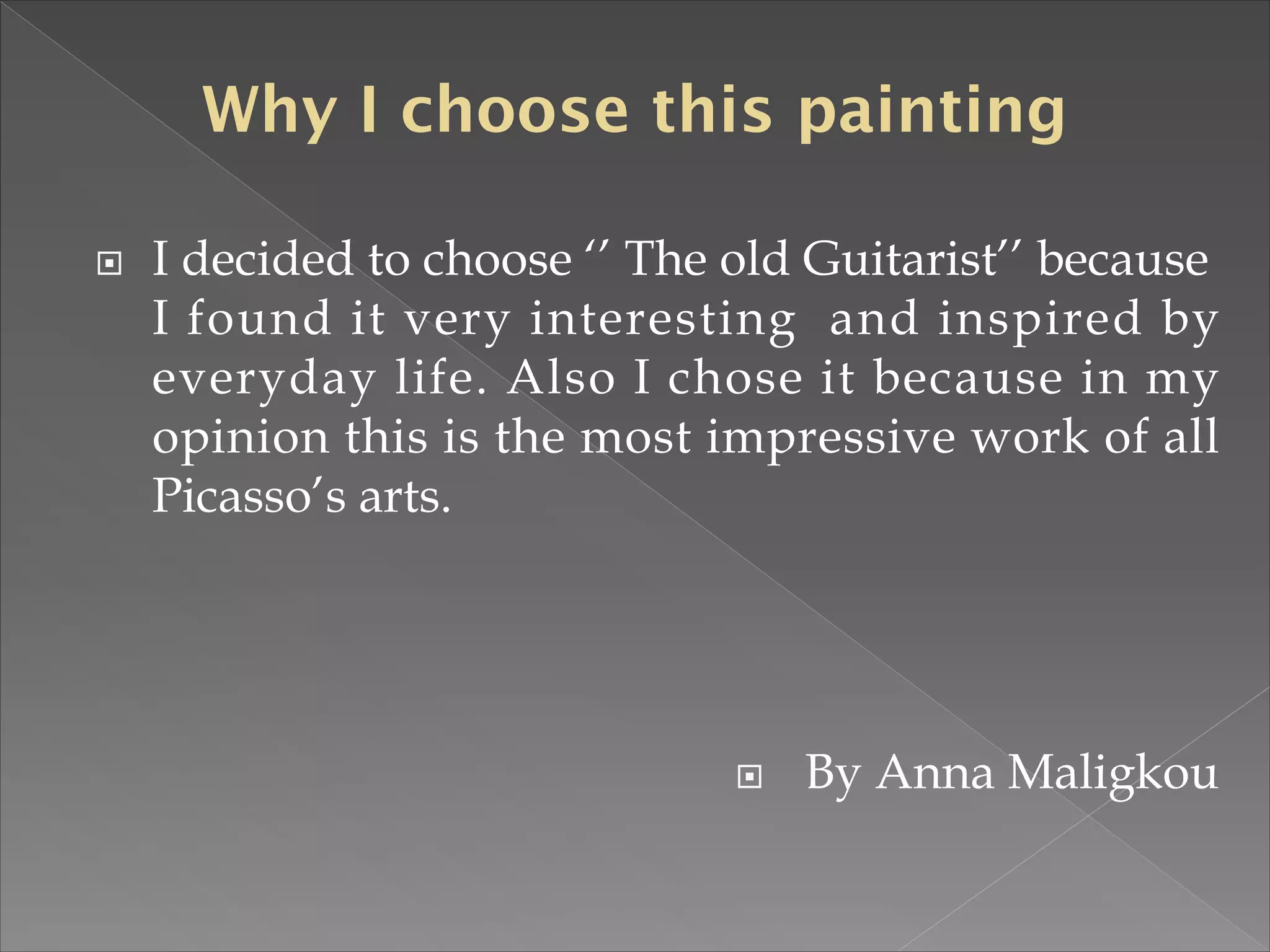 English project: My favourite paintings | PPT