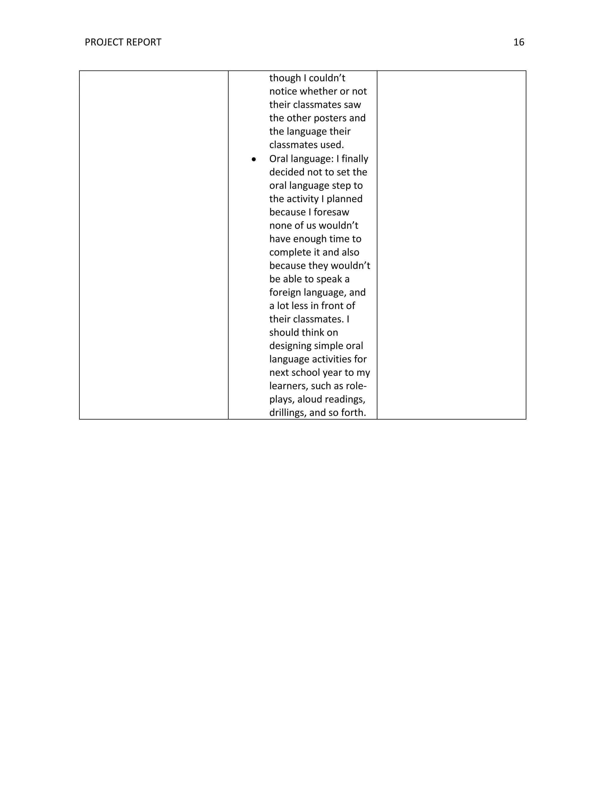 The English Chart: Project Report | PDF