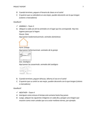 The English Chart: Project Report | DOCX