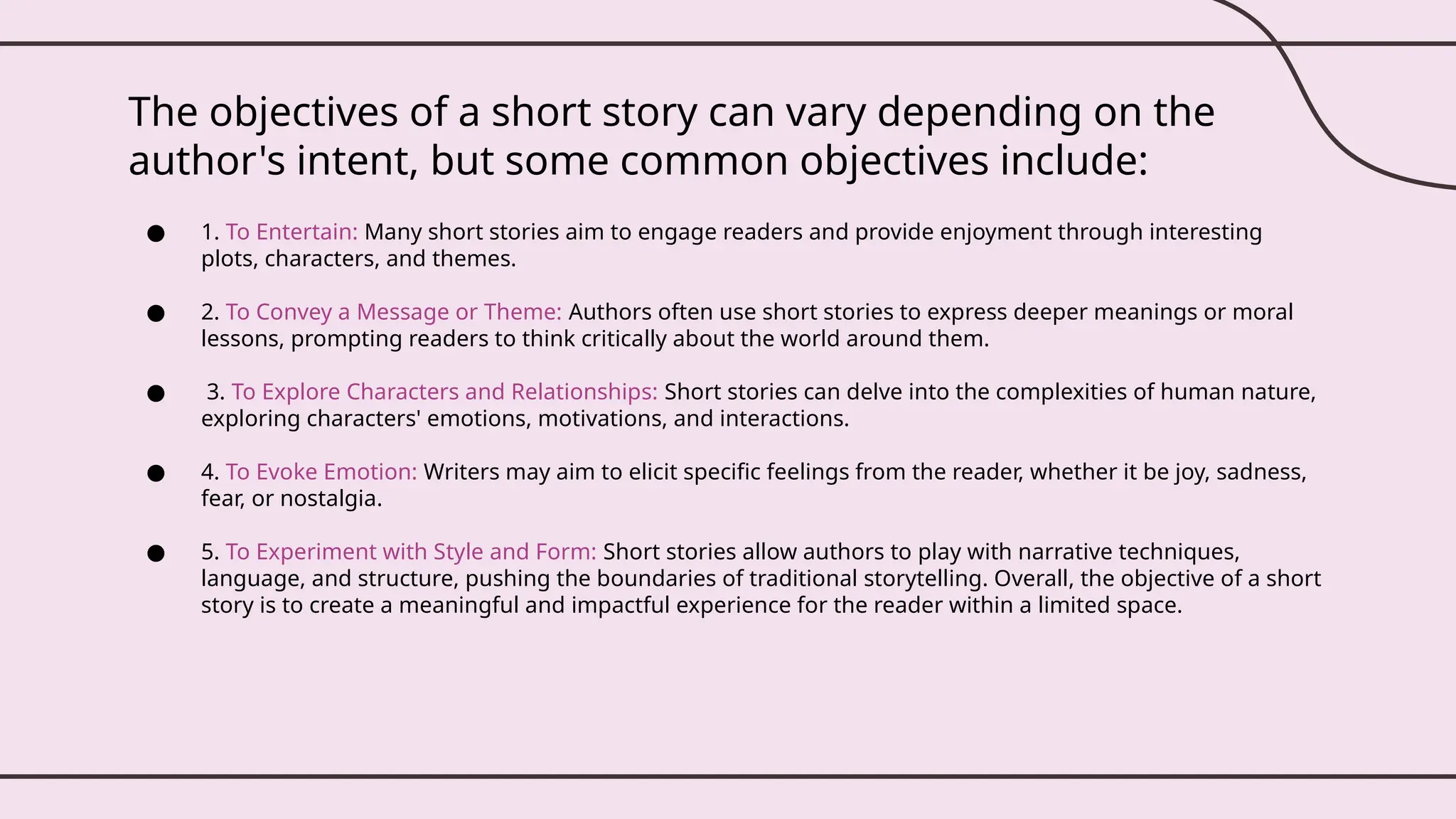 english project short story. short story | PPTX