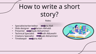 english project short story. short story | PPTX