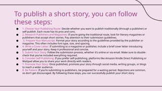 english project short story. short story | PPTX