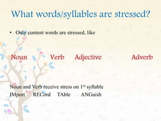 English pronunciation Tips | PPTX