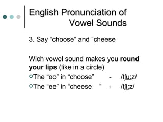 English pronunciation | PPT