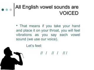 English pronunciation | PPT