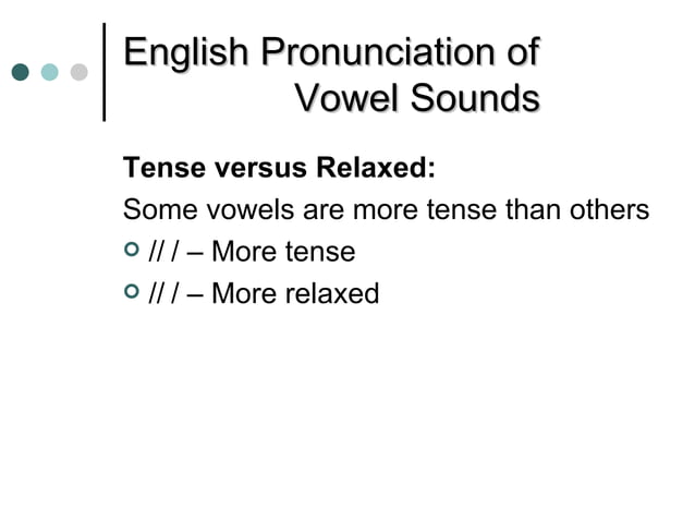 English pronunciation | PPT