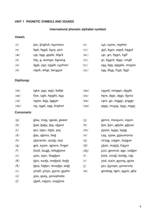 English pronunciation | PDF