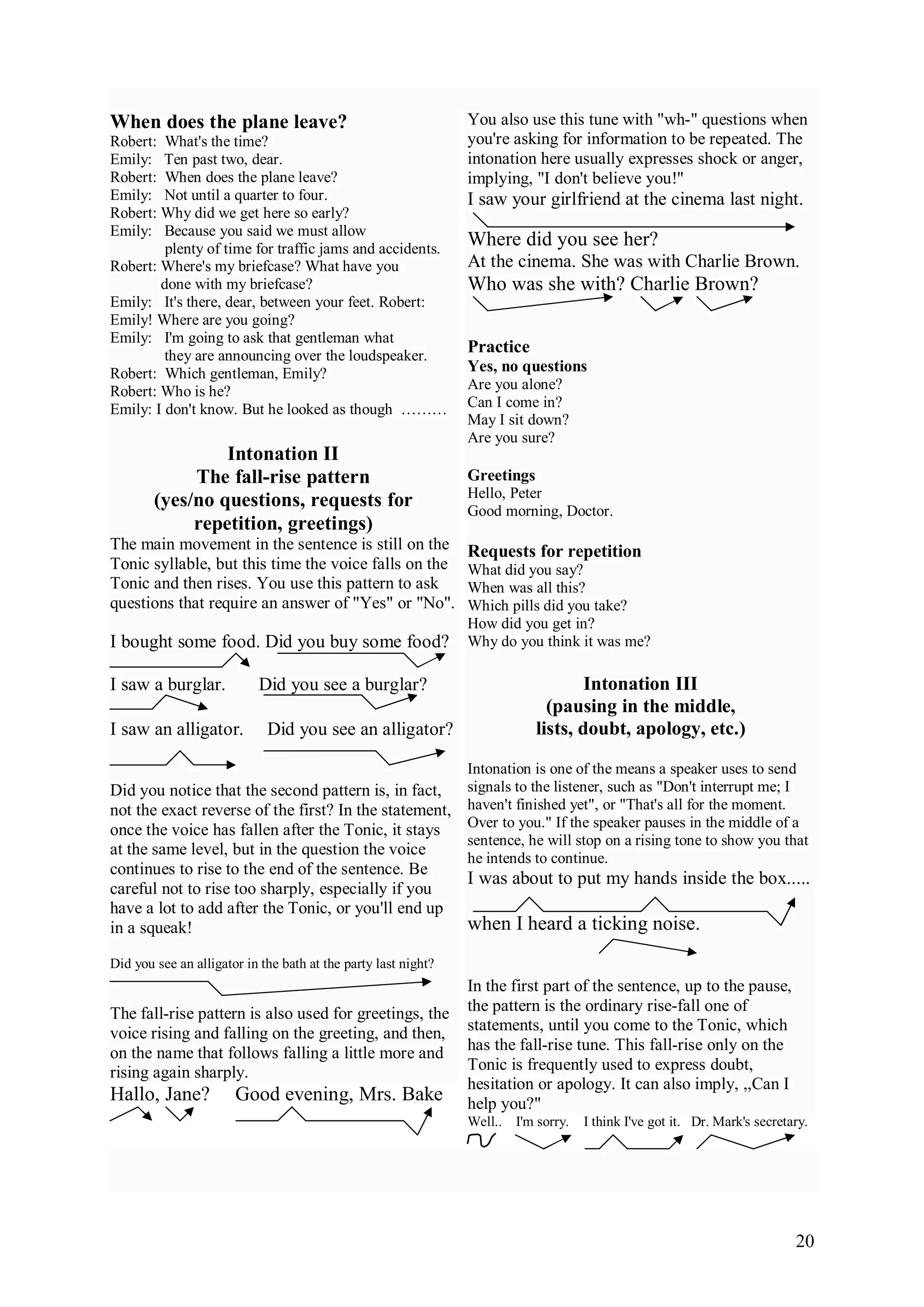 English pronunciation exercises | PDF