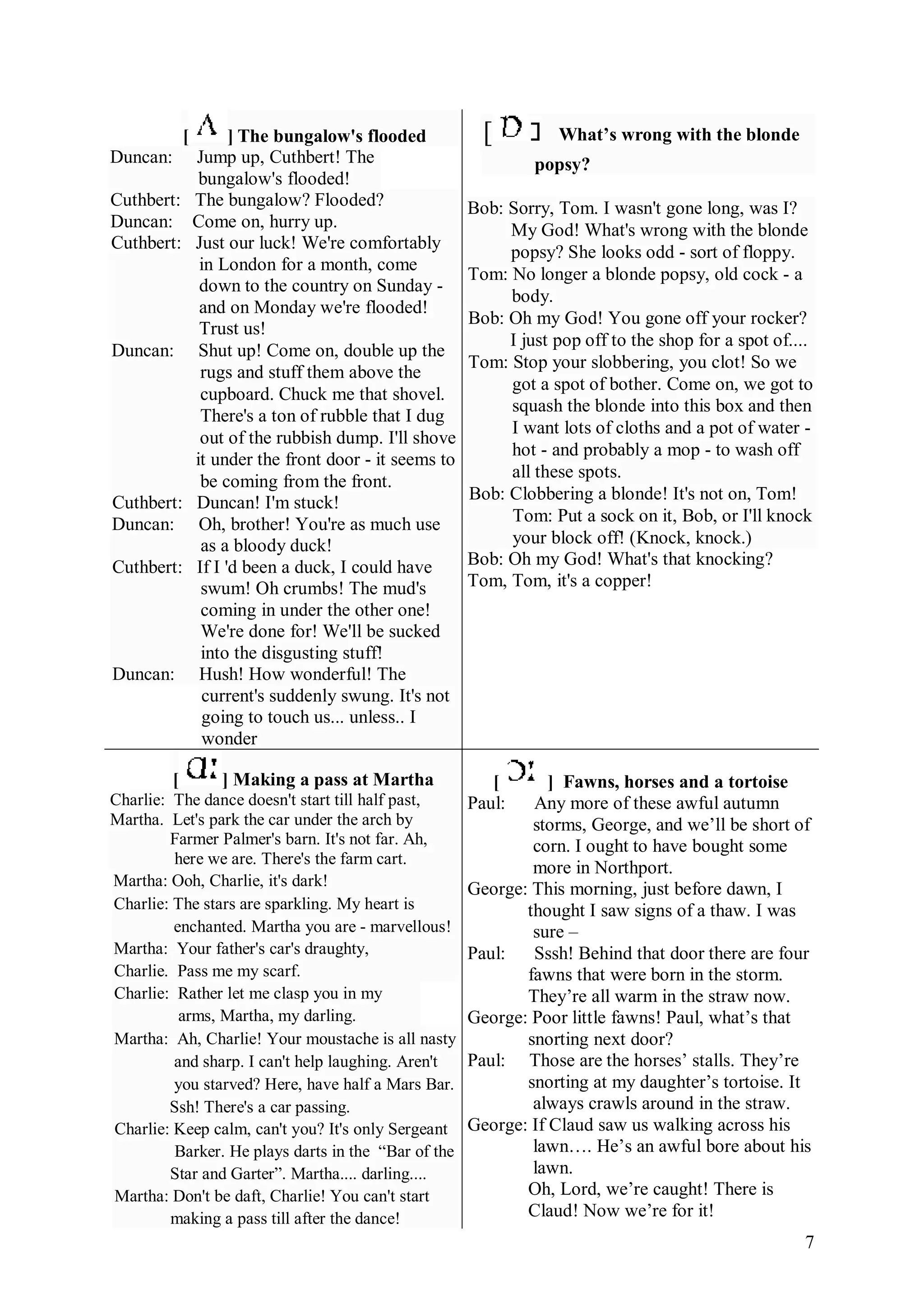 English pronunciation exercises | PDF