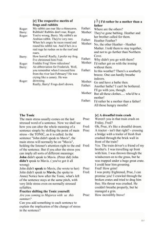 English pronunciation exercises | PDF