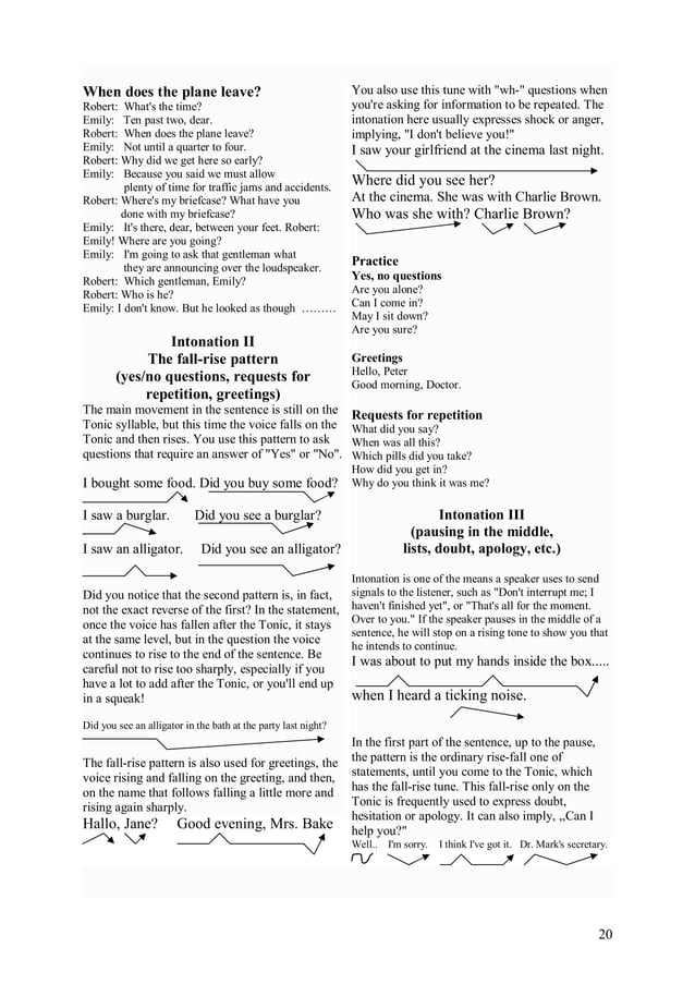 English pronunciation exercises | PDF