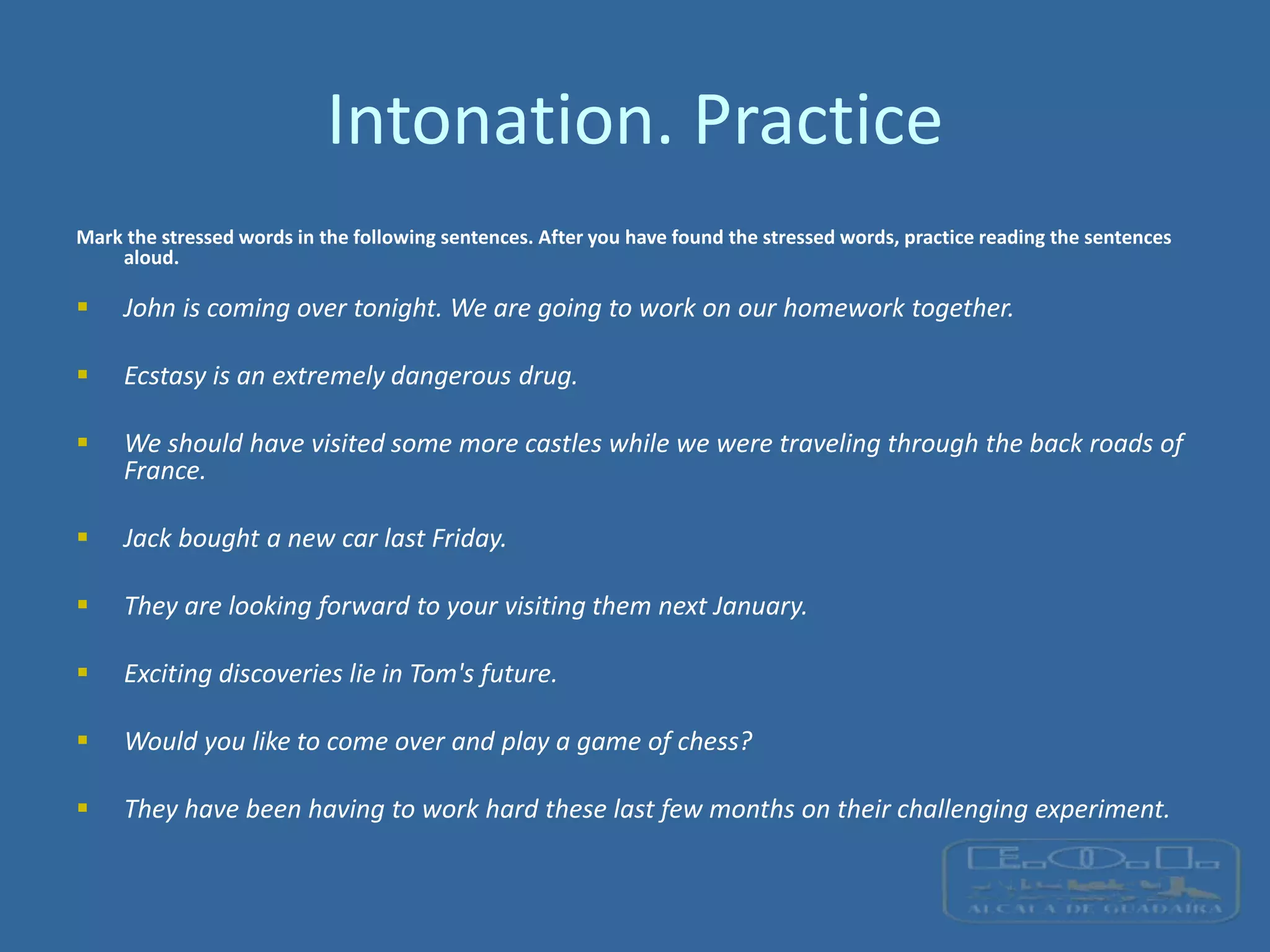 English pronunciation, intonation and stress | PPT