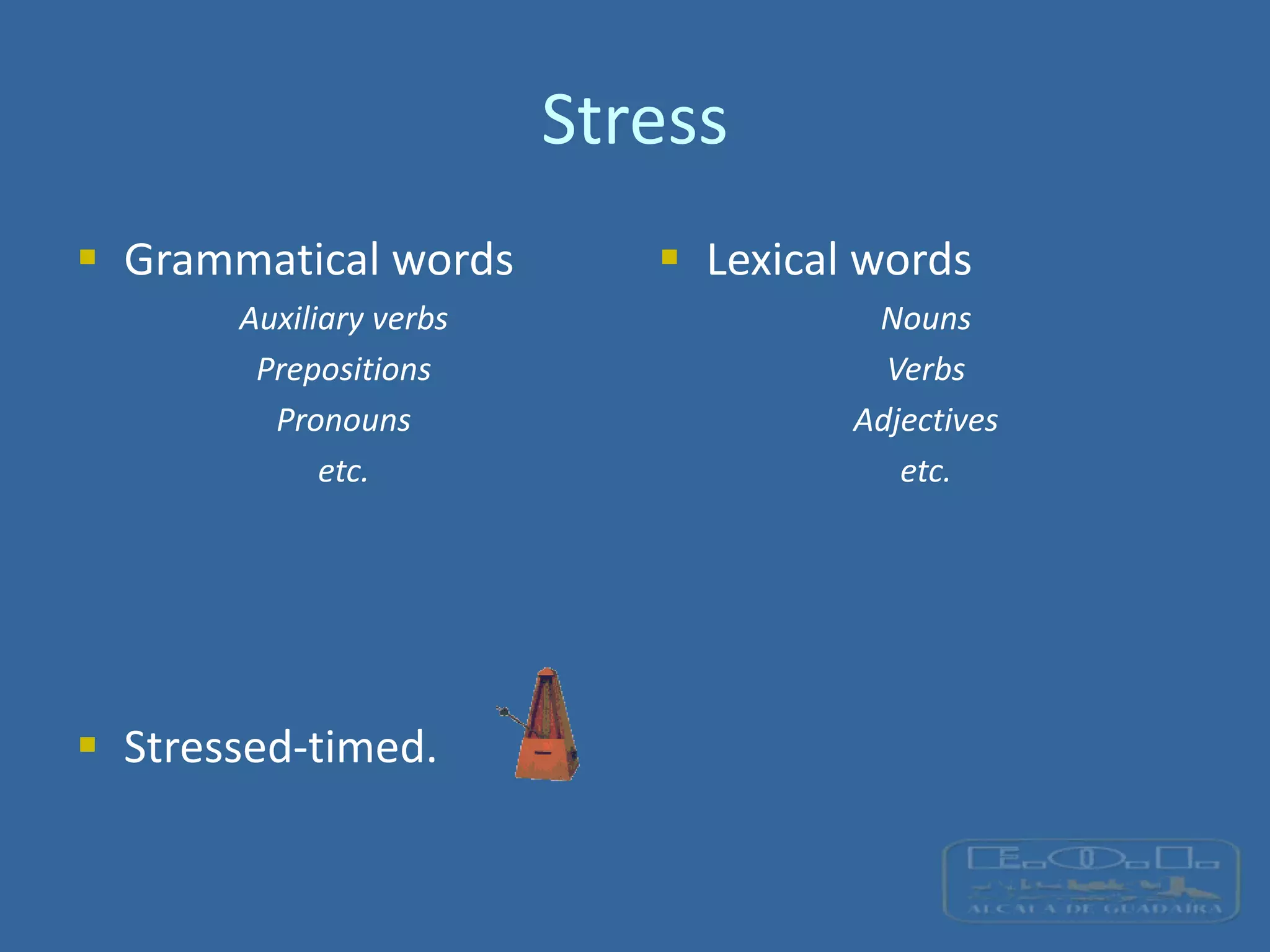 English pronunciation, intonation and stress | PPT
