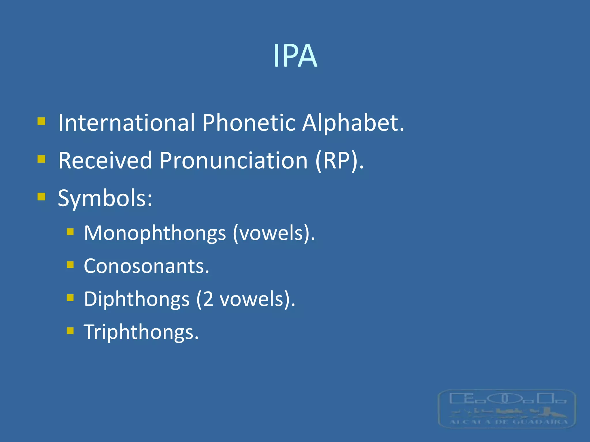 English pronunciation, intonation and stress | PPT