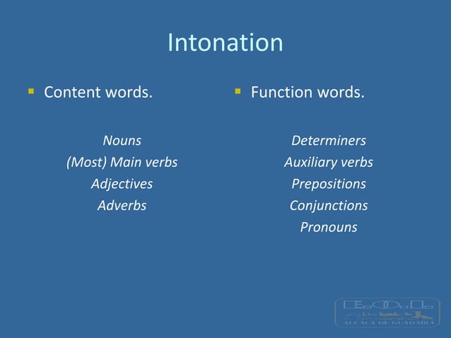 English pronunciation, intonation and stress | PPT