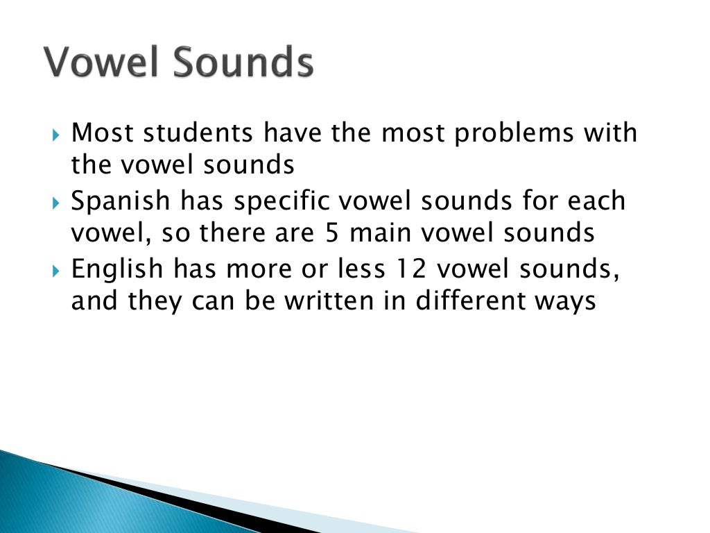 English Pronunciation Michael White