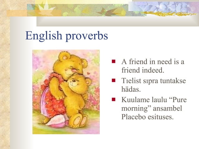 English Proverbs | PPT