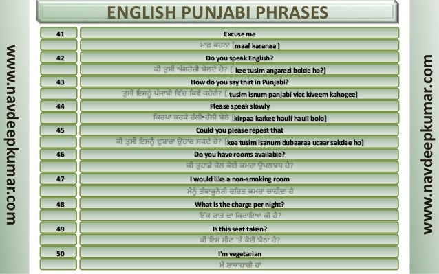 English Punjabi Phrases english-punjabi-phrases