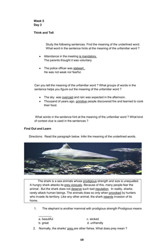 K TO 12 GRADE 5 LEARNER’S MATERIAL IN ENGLISH (Q1-Q4) | PDF