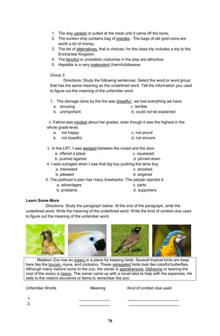 K TO 12 GRADE 5 LEARNER’S MATERIAL IN ENGLISH (Q1-Q4) | PDF