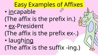 ENGLISH FIVE Q1 WEEK TWO AFFIXES- SUFFIX PREFIX.pptx
